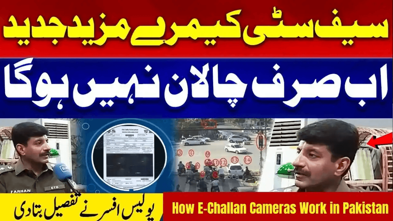 How E-Challan Cameras Work in Pakistan – ANPR & Safe City Explained